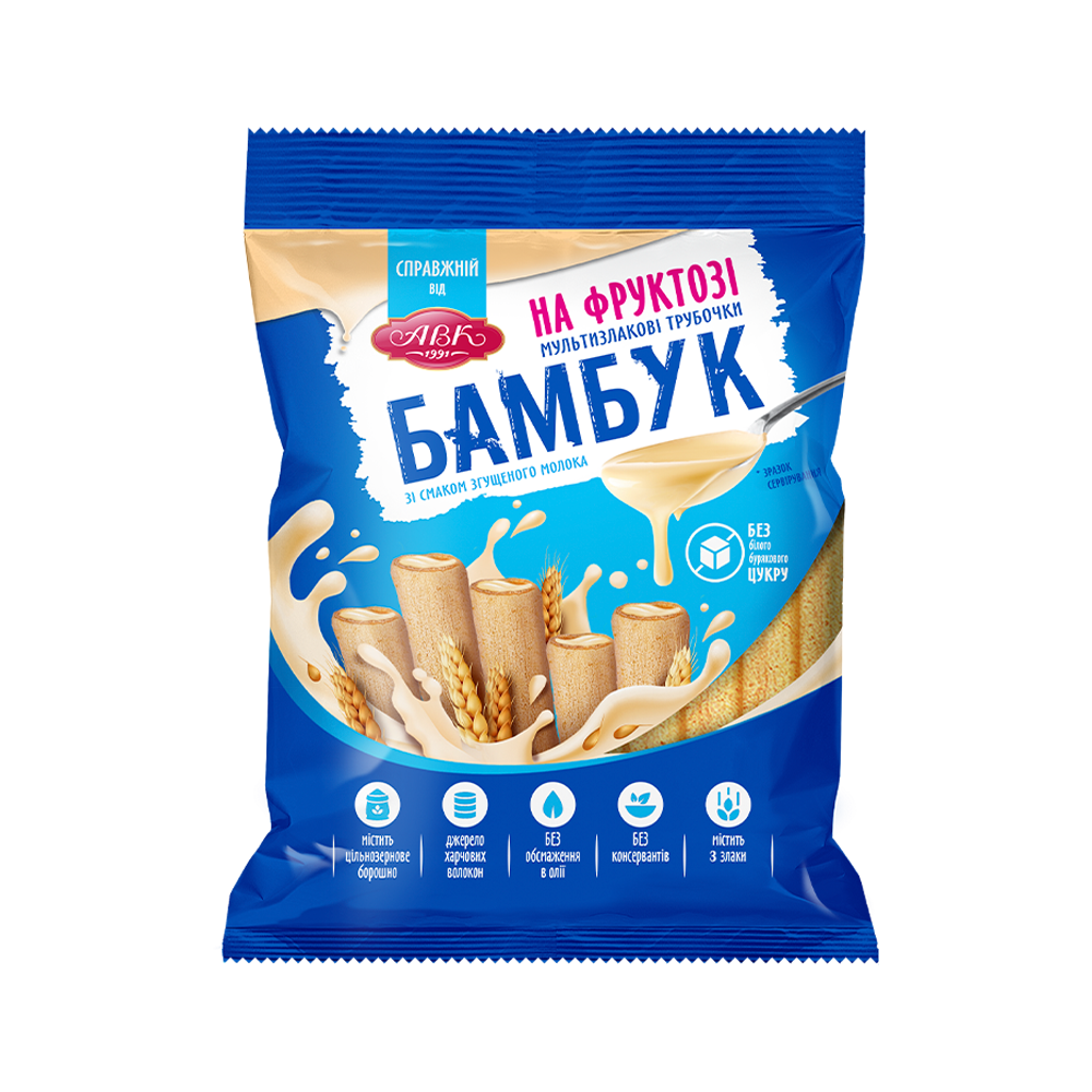 AVK - Products - BAMBUK flavored "Strawberry with cream", 250 g